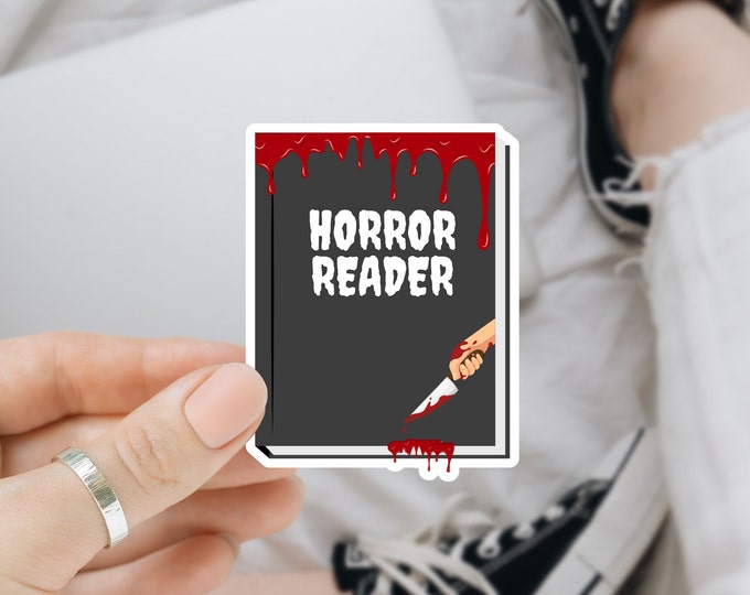 Thriller Book Sticker, Small Gifts, Gifts for Book Lovers, Thriller Books, Psychological ...