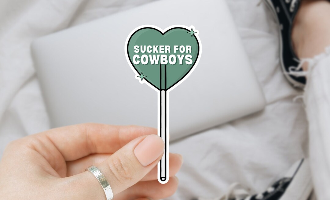 Sucker for Cowboys Sticker, Bookish Sticker, Booktok, Dark Romance ...
