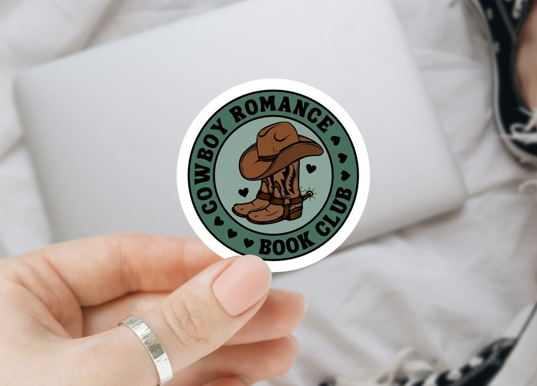 Cowboy Romance Book Club Sticker, Booktok Sticker, Bookish Sticker ...