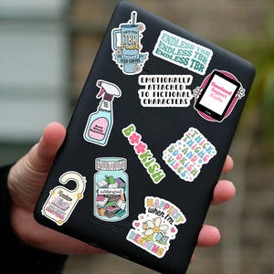 Bookish Sticker Bundle, 10 Piece Sticker Bundle, Booktok Stickers ...