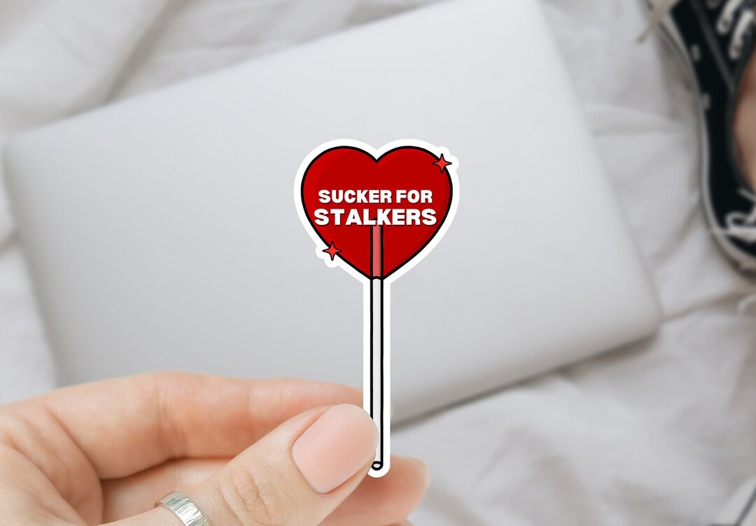 Sucker for Stalkers Sticker, Booktok Stickers, Bookish Sticker, Dark ...