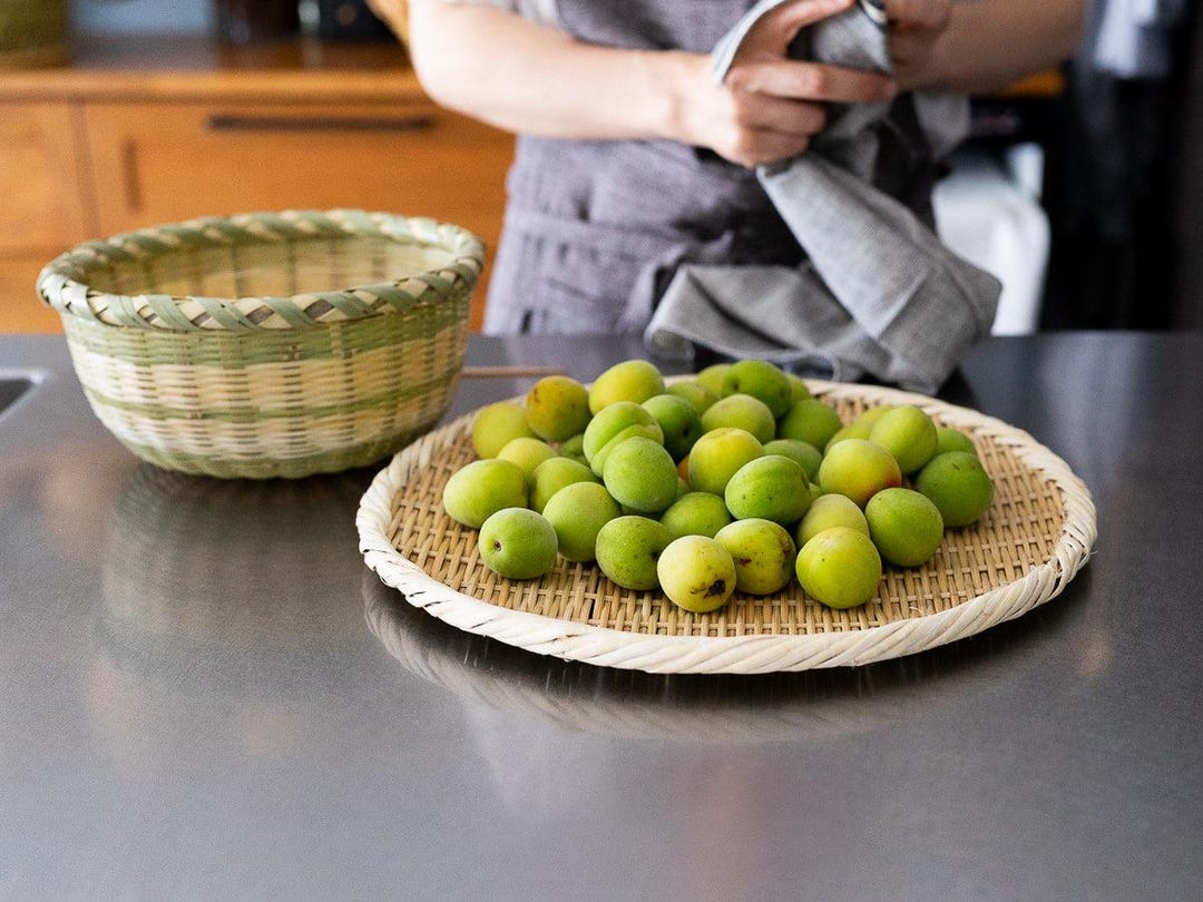 Bamboo Serving Tray for Soba and Noodles Japanese Bon Zaru Handwoven ...