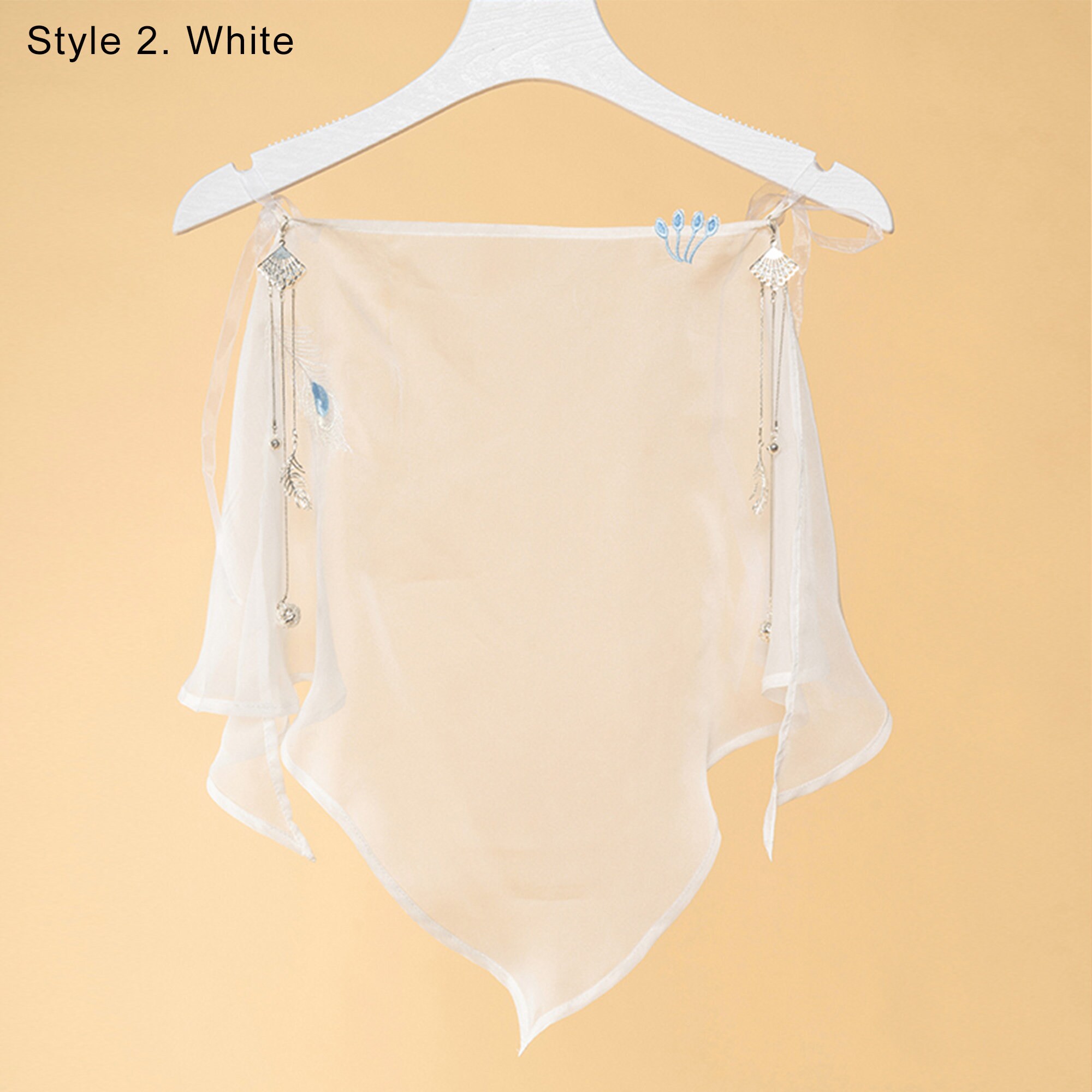 Belly Dance Veil,fairy Tassel Veil, Masquerade Face Cover,hanfu Face ...