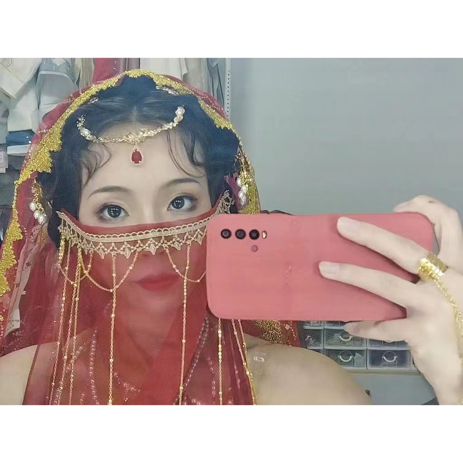 Hanfu Veil, Handmade Veil, Face-covering Veil, Face-covering Tassels ...