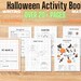 Printable Preschool Halloween Worksheet Workbook Activity - Etsy