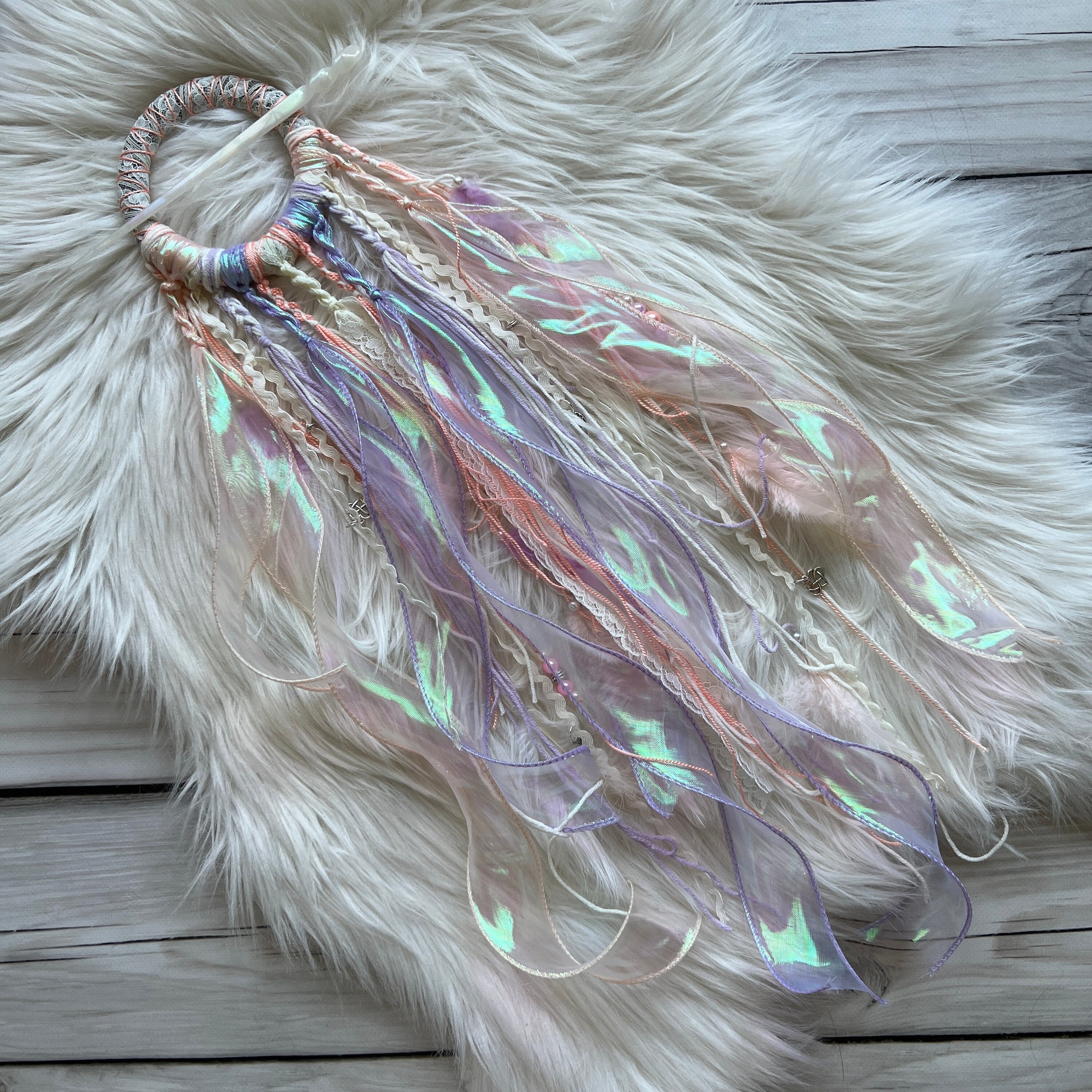 Fantasy Boho Style Dreadlock Hairpin With Feathers and Decorative ...