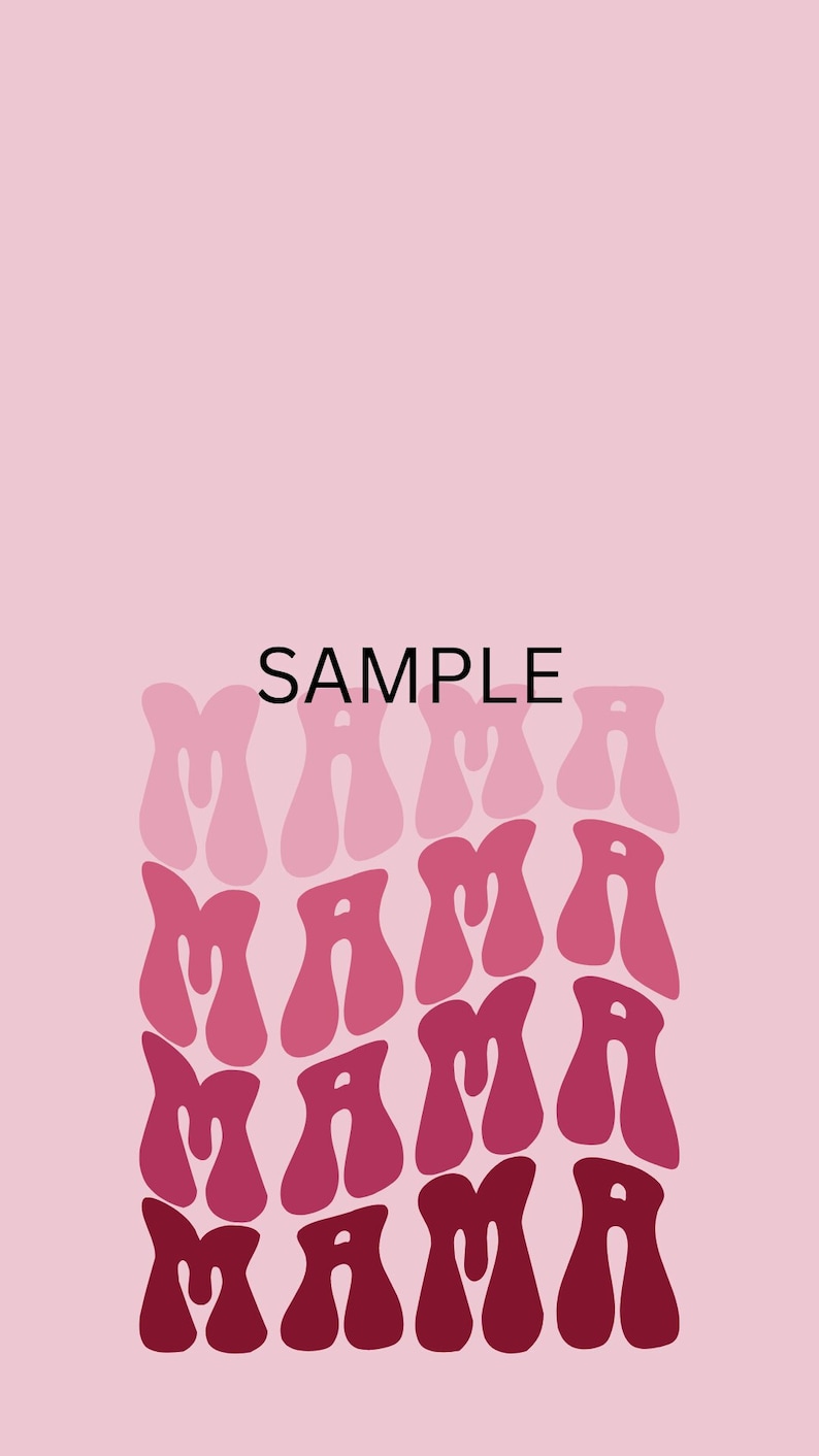 Pink Wallpaper Pink Screensaver Mama Screensaver iPhone - Etsy