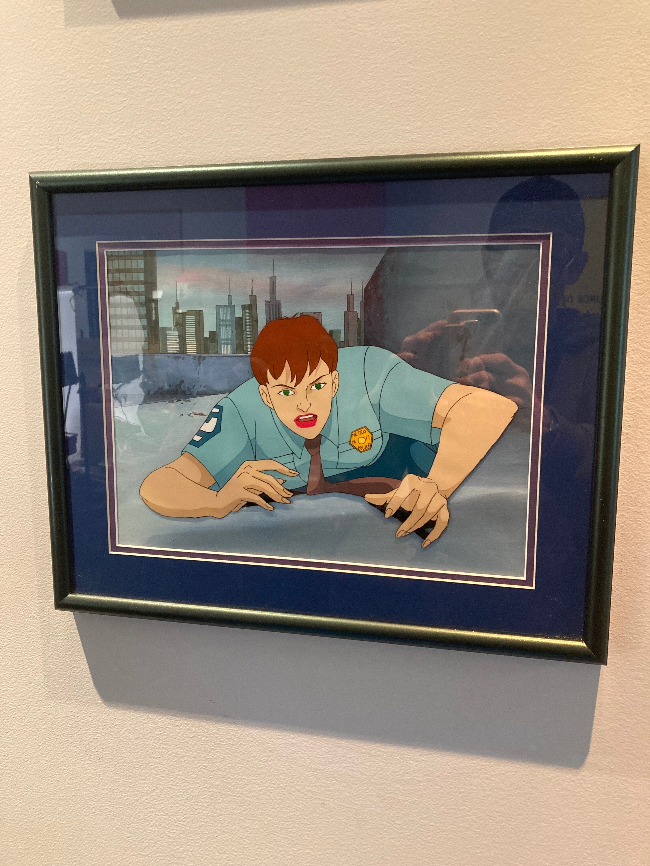 Savage Dragon 1990s Cartoon TV Show Animation Cel With Background Alex ...