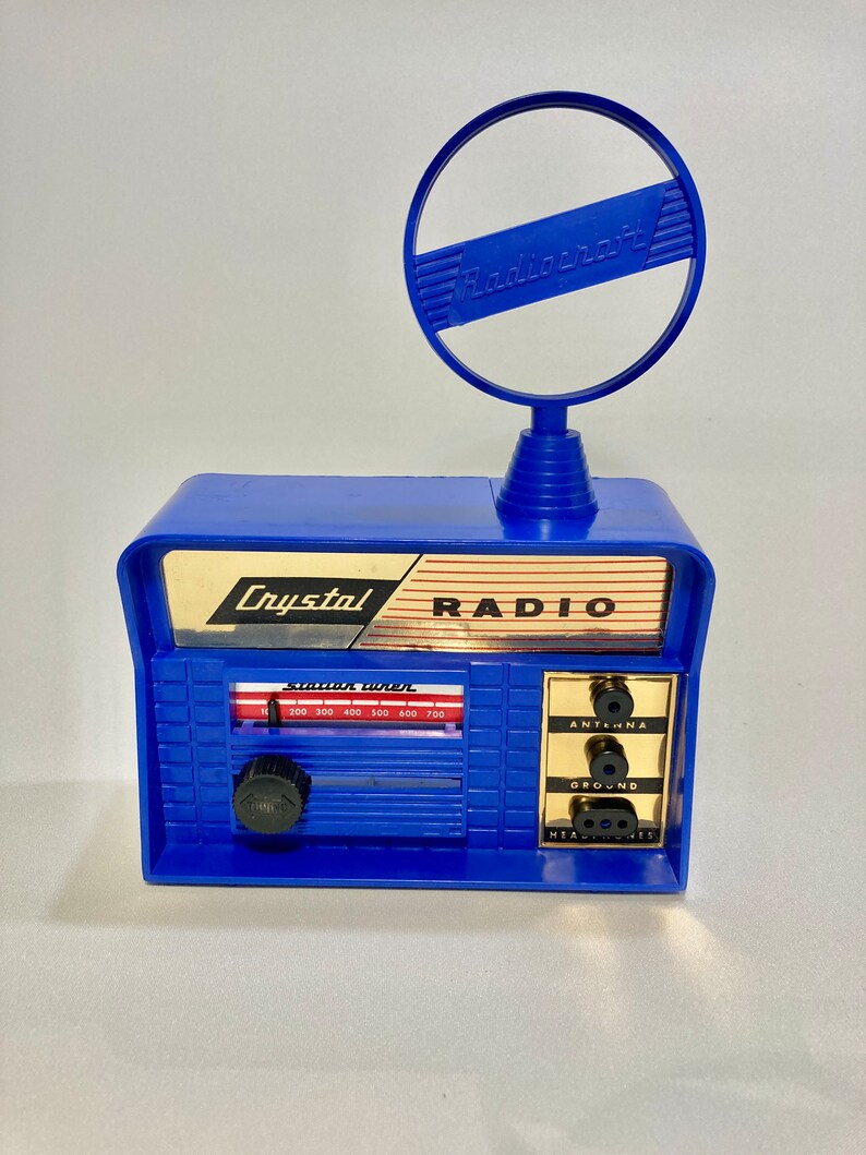 Vintage 1950s Crystal Radio Kit by Remco Canadian Version - Etsy