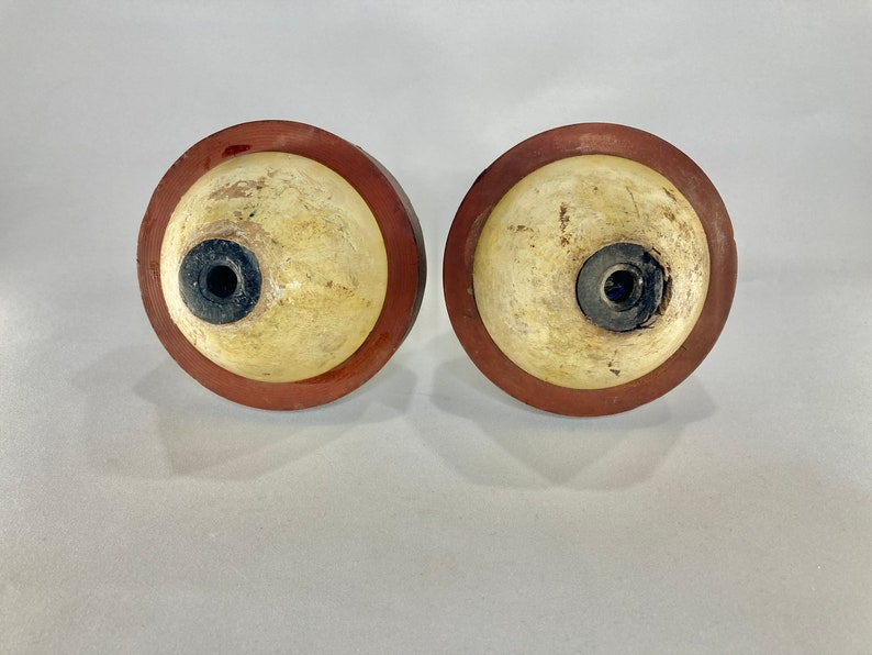 1930s Brunswick red Crown Wooden Duckpin Bowling Pins - Etsy