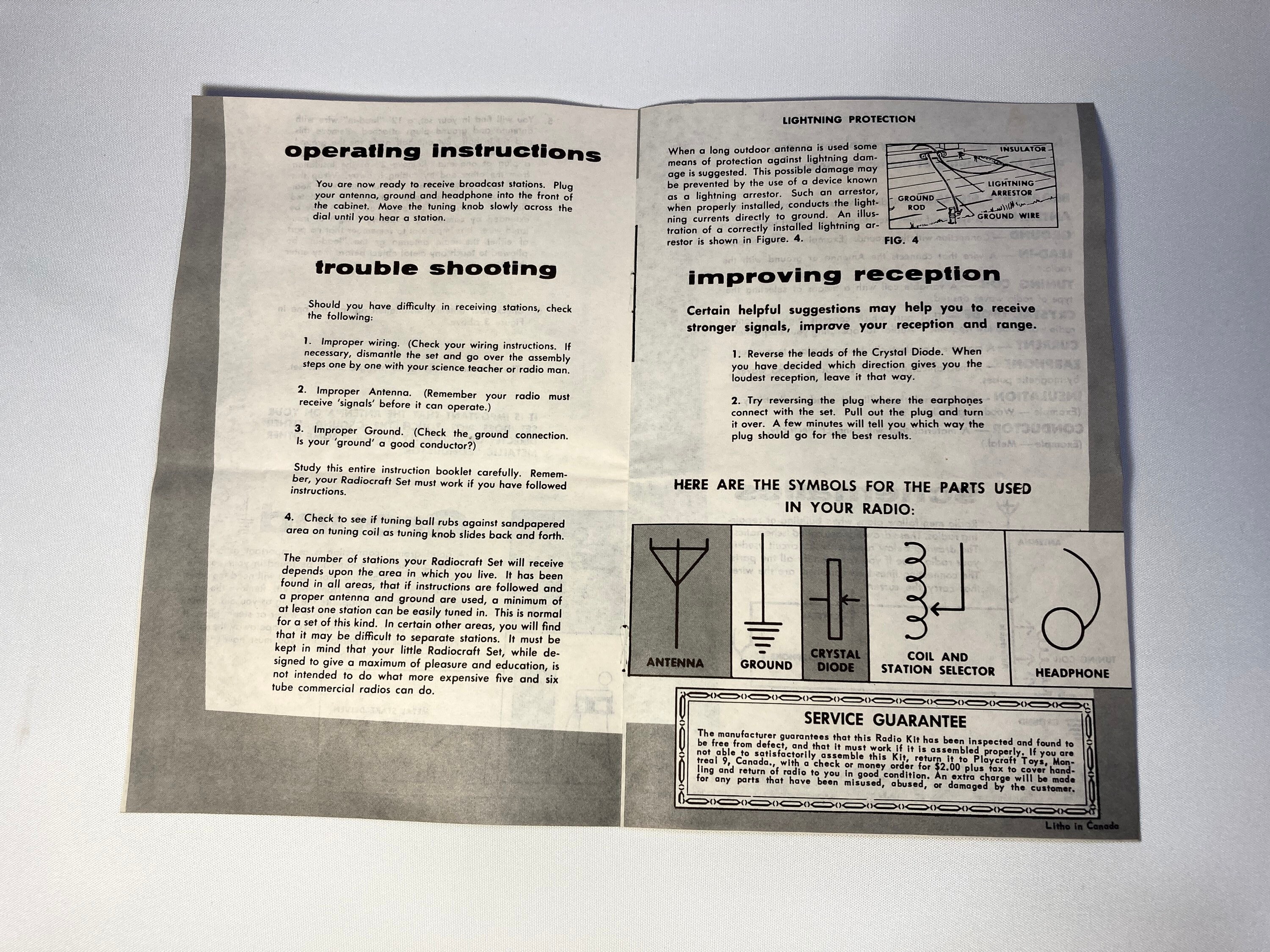 Vintage 1950s Crystal Radio Kit by Remco Canadian Version - Etsy UK
