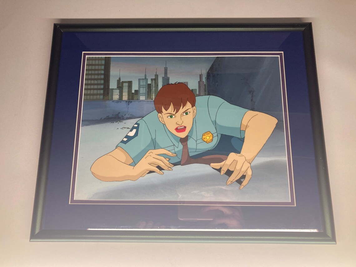 Savage Dragon 1990s Cartoon TV Show Animation Cel With Background Alex ...