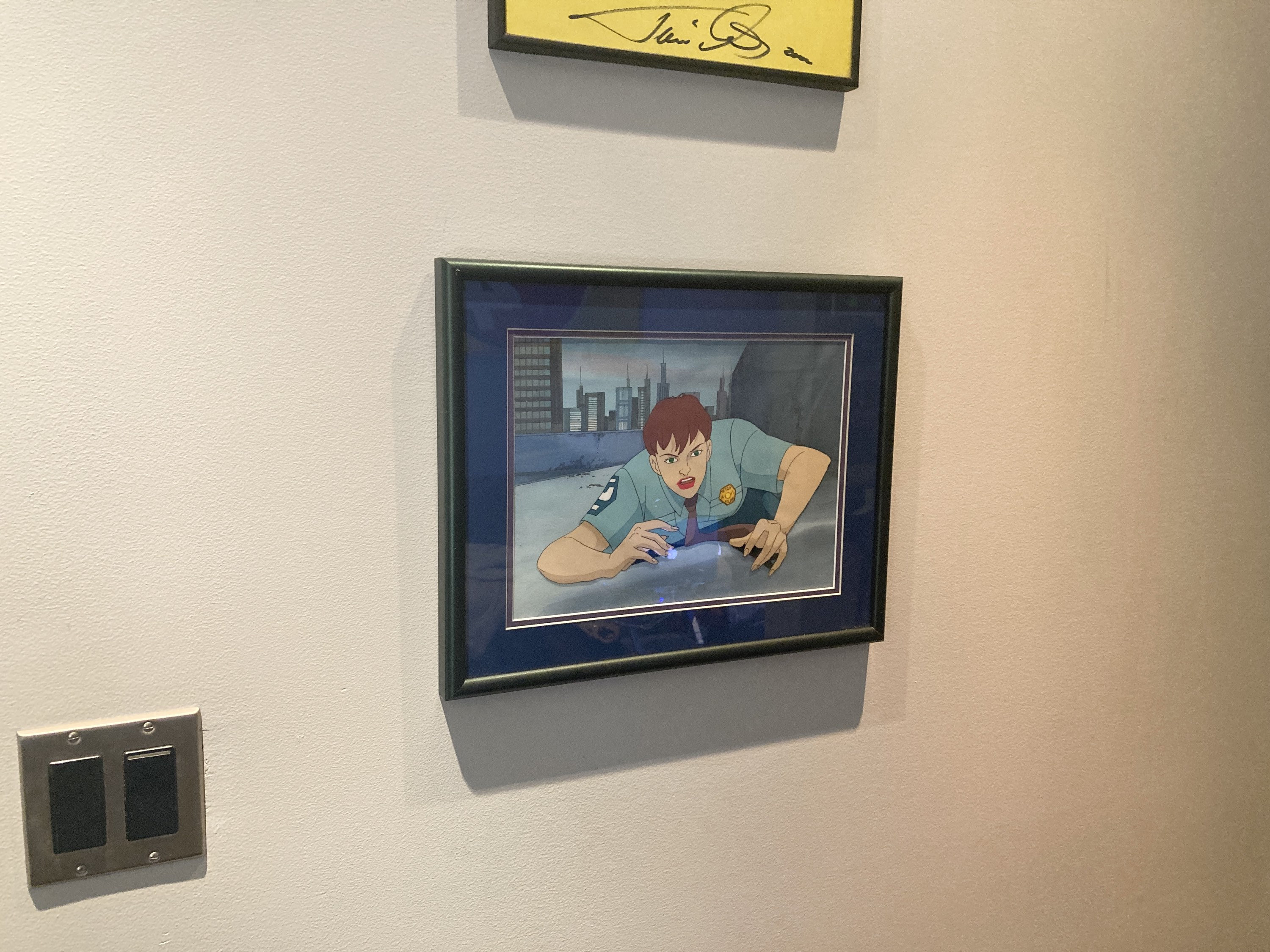 Savage Dragon 1990s Cartoon TV Show Animation Cel With Background Alex ...