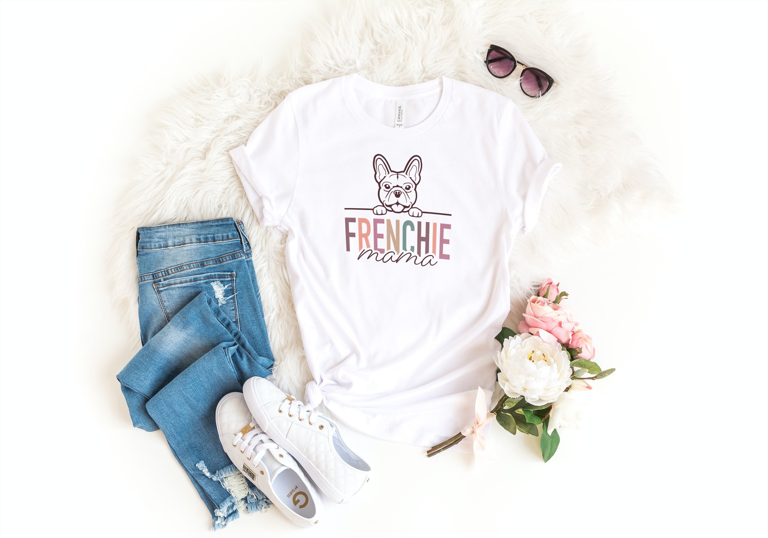 French Bulldog Svg. Frenchie Svg. Dog Svg, Cute Dog Shirt Svg, Dog Mom ...