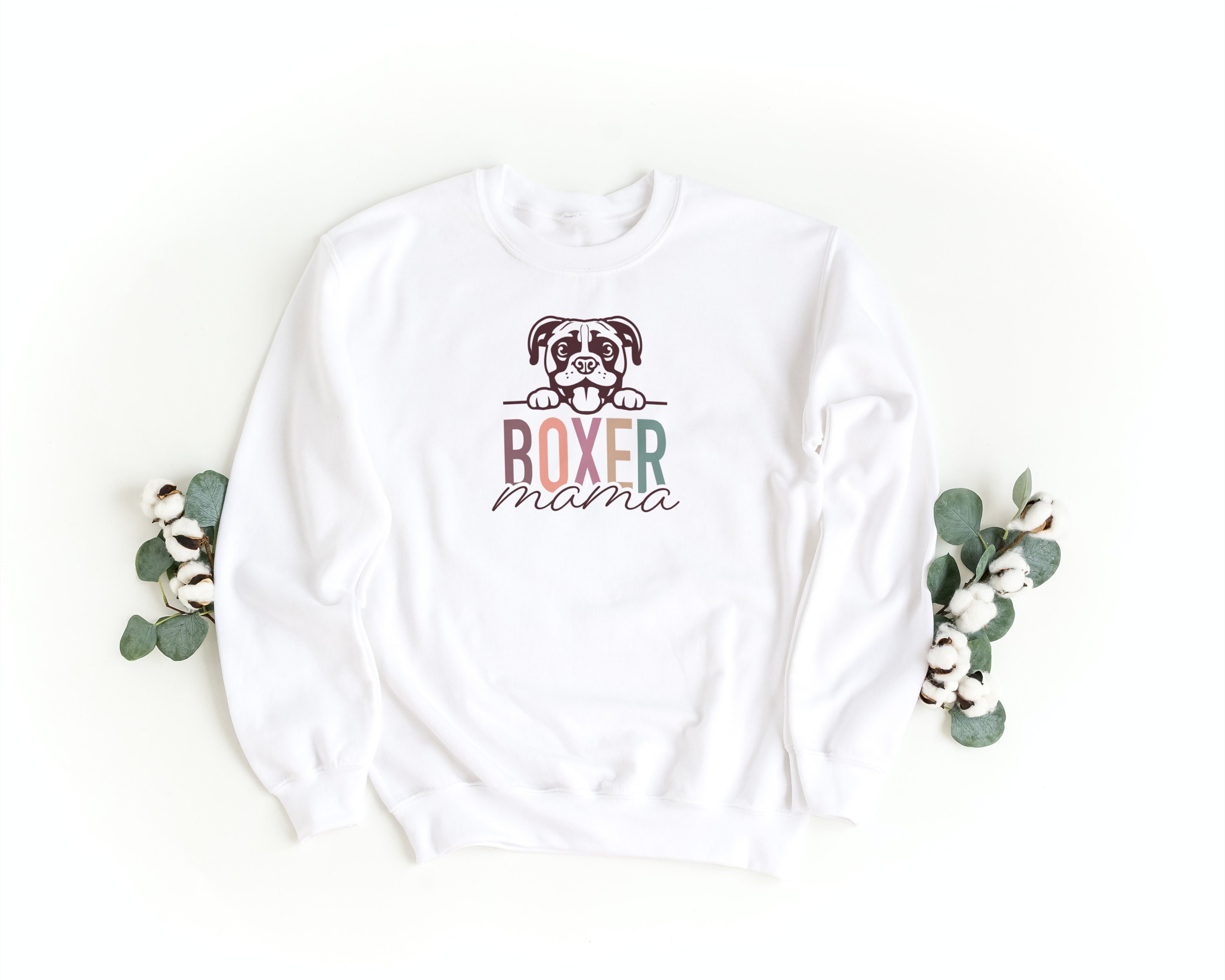 Boxer Svg. Dog Svg, Cute Dog Shirt Svg, Dog Mom Shirt Svg, Cute Dog Mom ...