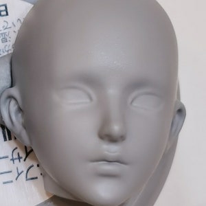 DIY Ultra-light Clay Mold, Soft Pottery Anime Face Mold, Silicone Face ...