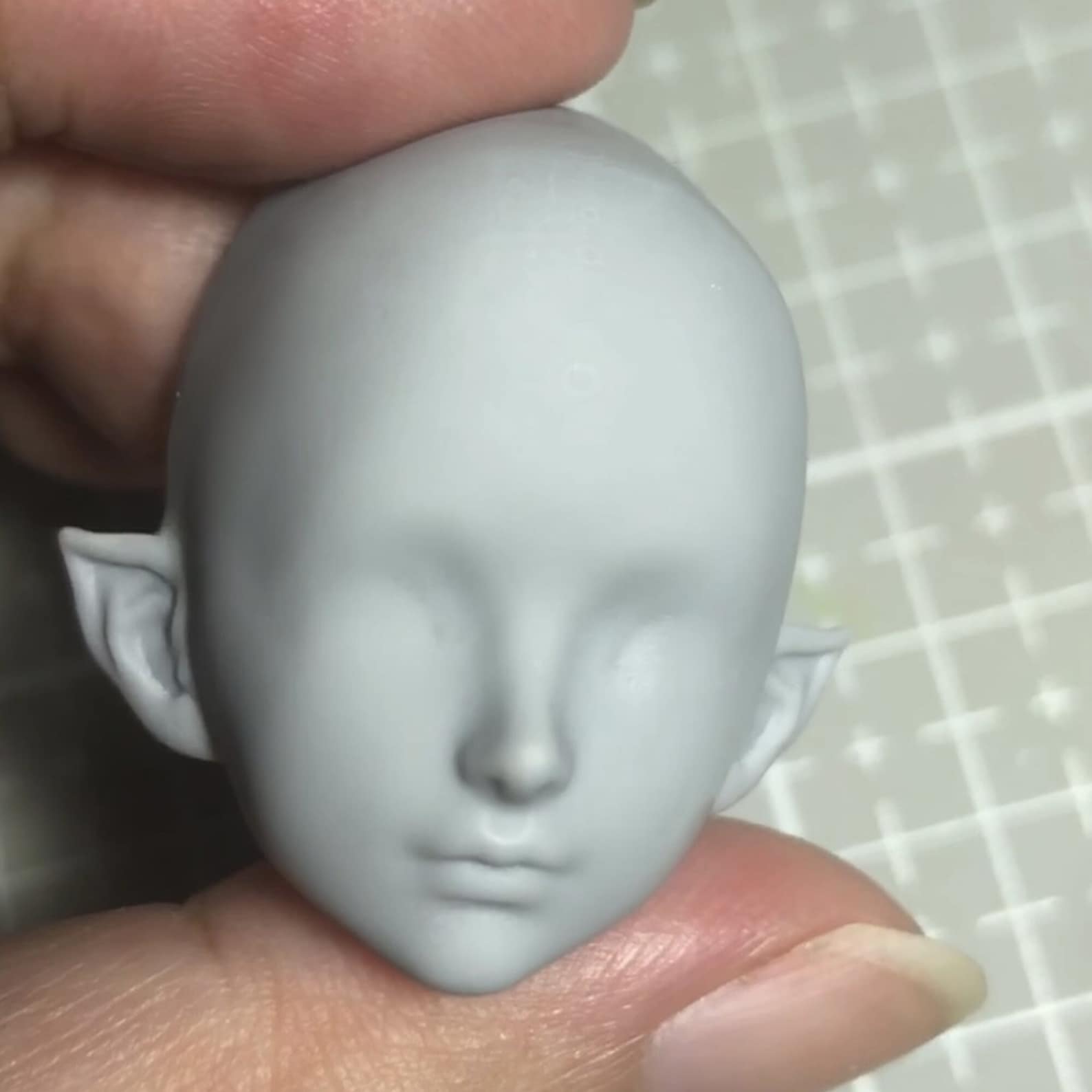 Face Molds, High Nose Face Molds, Elf Ears Face Molds, Doll Smiley Face ...