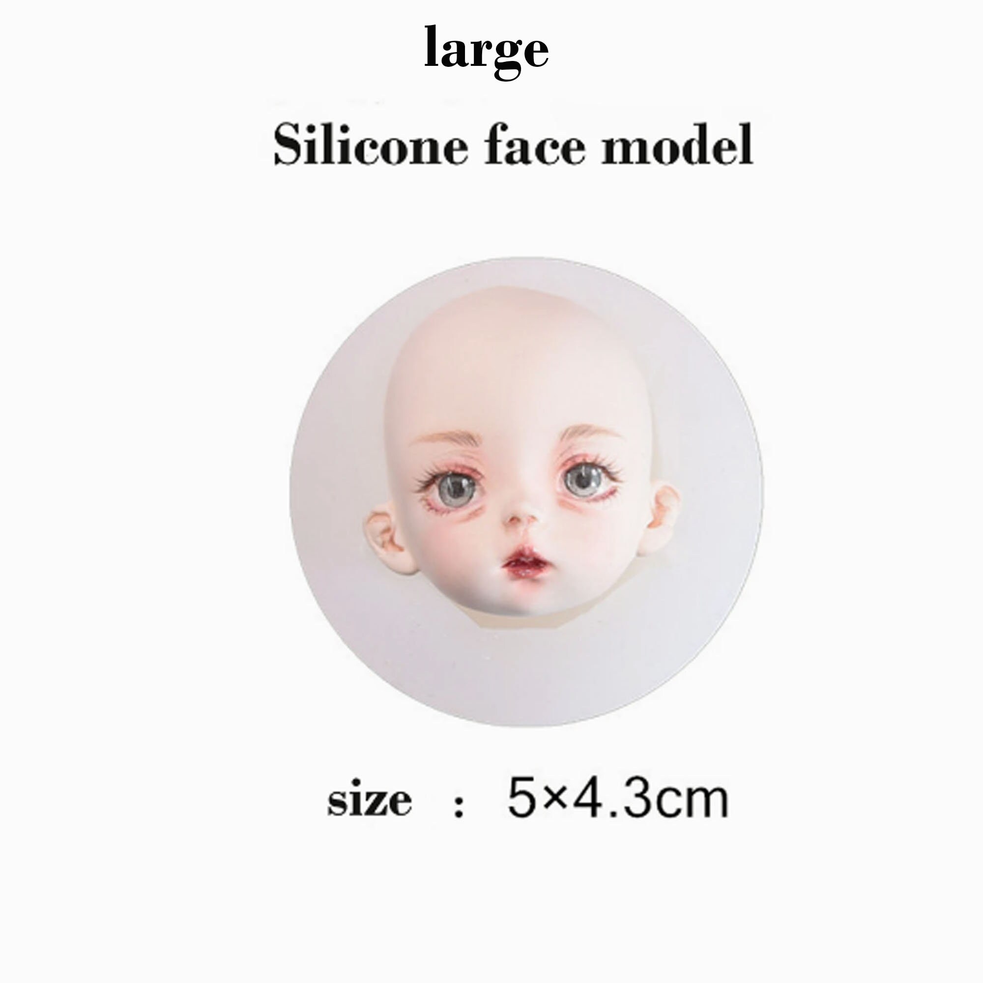 Manual Bjd Mouth Opening and Mouth Closing Doll Head Face Mold, Clay ...