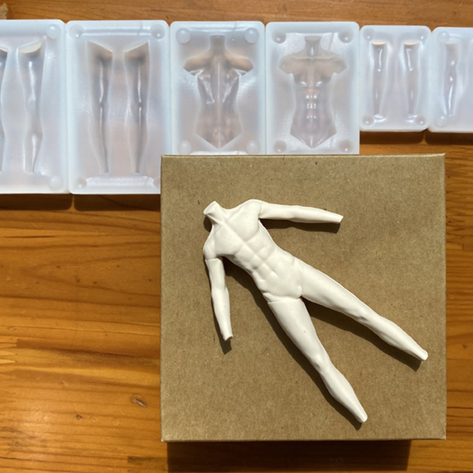 Clay Body Molds, Man Body Molds, Muscular Man Body Molds, Silicone Hand ...