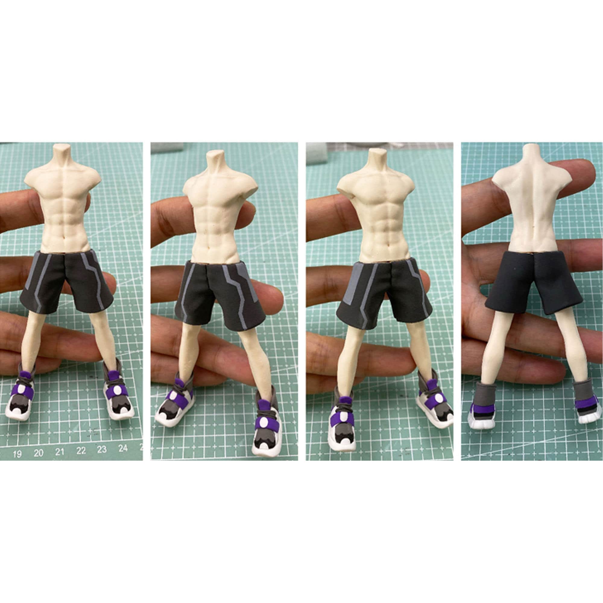 Clay Body Molds Man Body Molds Muscular Man Body Molds - Etsy