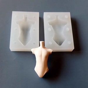 A Complete Set of Body Molds, Male Face Molds, Male Leg Molds, Boy Body ...