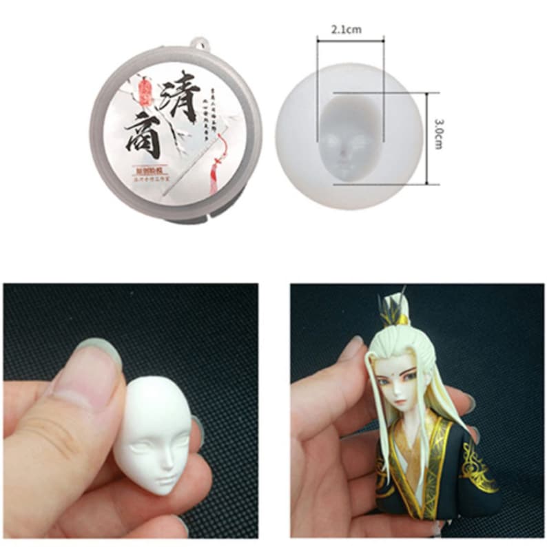A Complete Set of Body Molds, Male Face Molds, Male Leg Molds, Boy Body ...