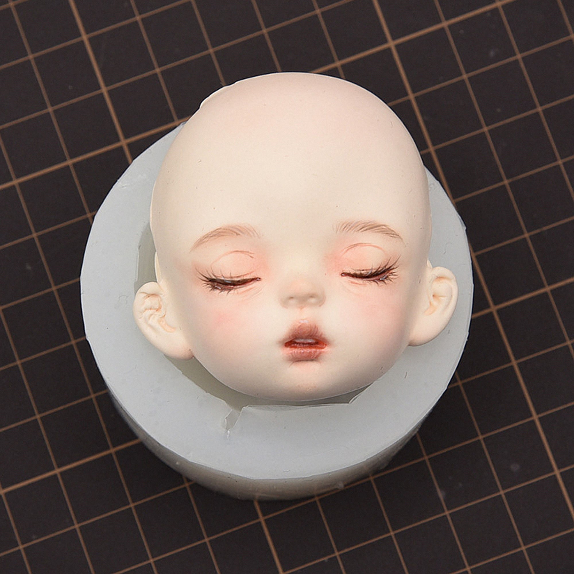 Handmade BJD Face Mold Ultra Light Clay Face Mold Handmade - Etsy