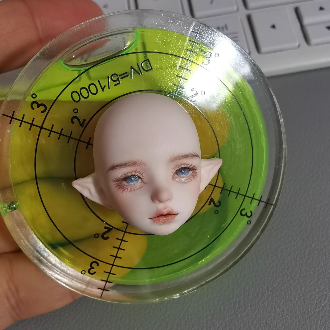 Elf Ears Face Mold, Doll Face Mold, Ultra-light Clay Mold, Round Face ...