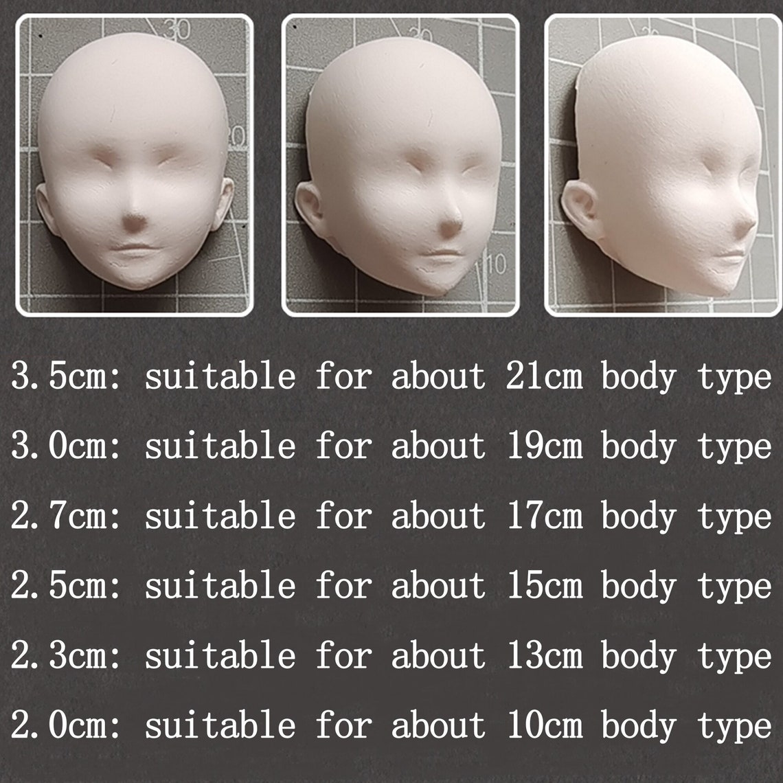 Ear Face Molds, Silicone Face Molds, Round Face Molds, Baby Face Molds ...