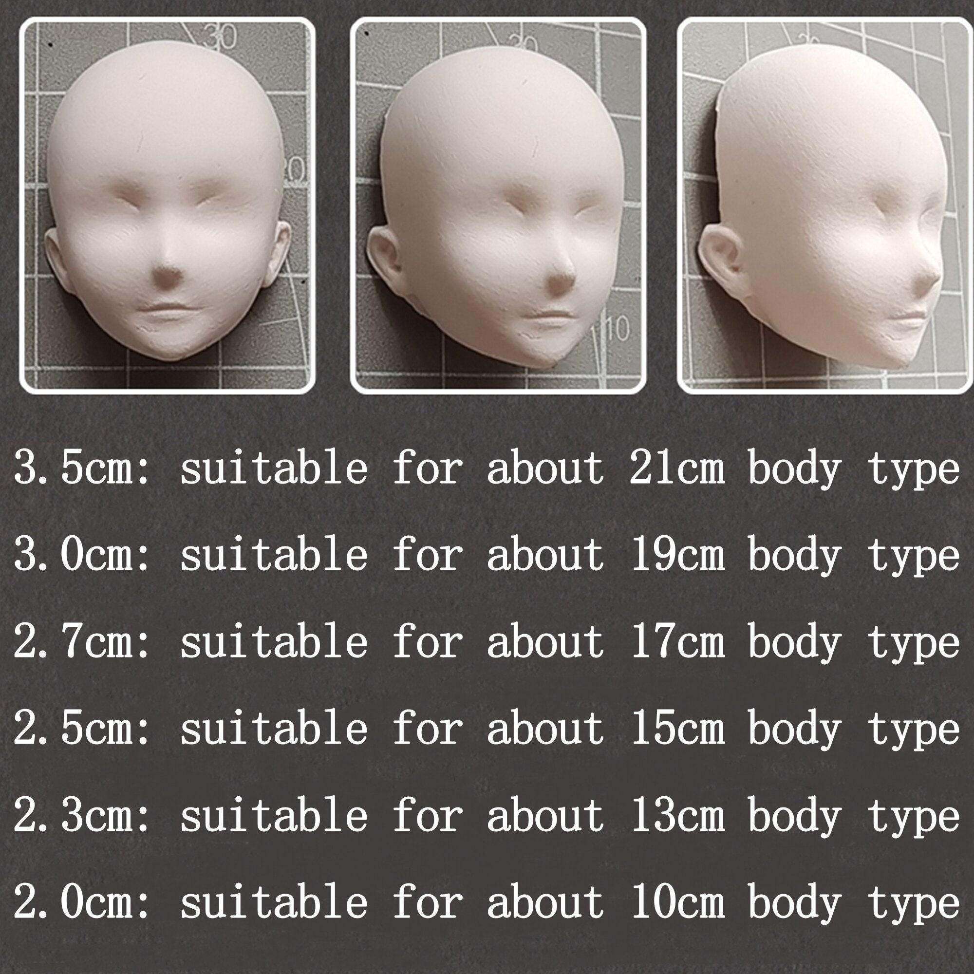 Ear Face Molds, Silicone Face Molds, Round Face Molds, Baby Face Molds ...