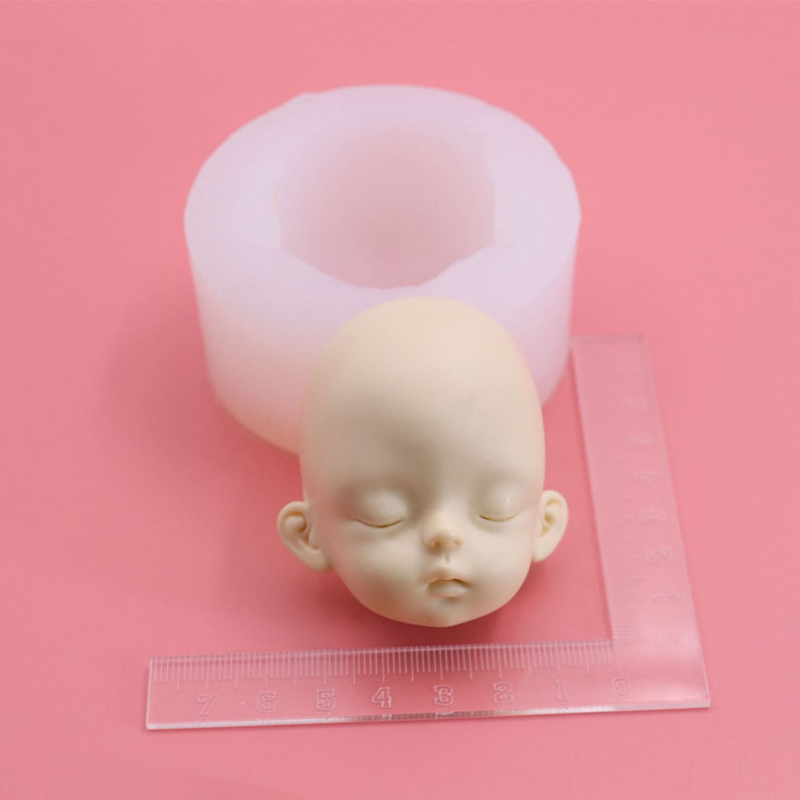 Handmade BJD Face Mold Ultra Light Clay Face Mold Handmade - Etsy
