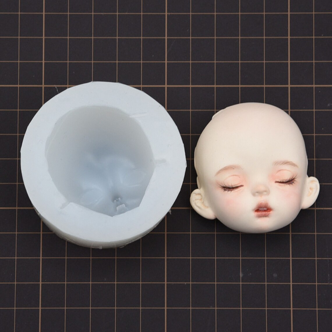 Handmade BJD Face Mold Ultra Light Clay Face Mold Handmade - Etsy
