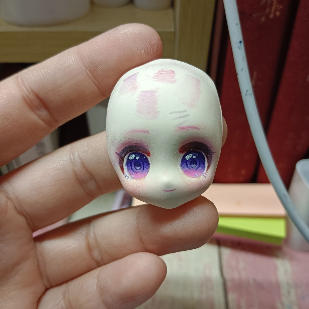 Super Cute Doll Face Mould, Kawaii Doll Face Mould, Body Mould, Super ...