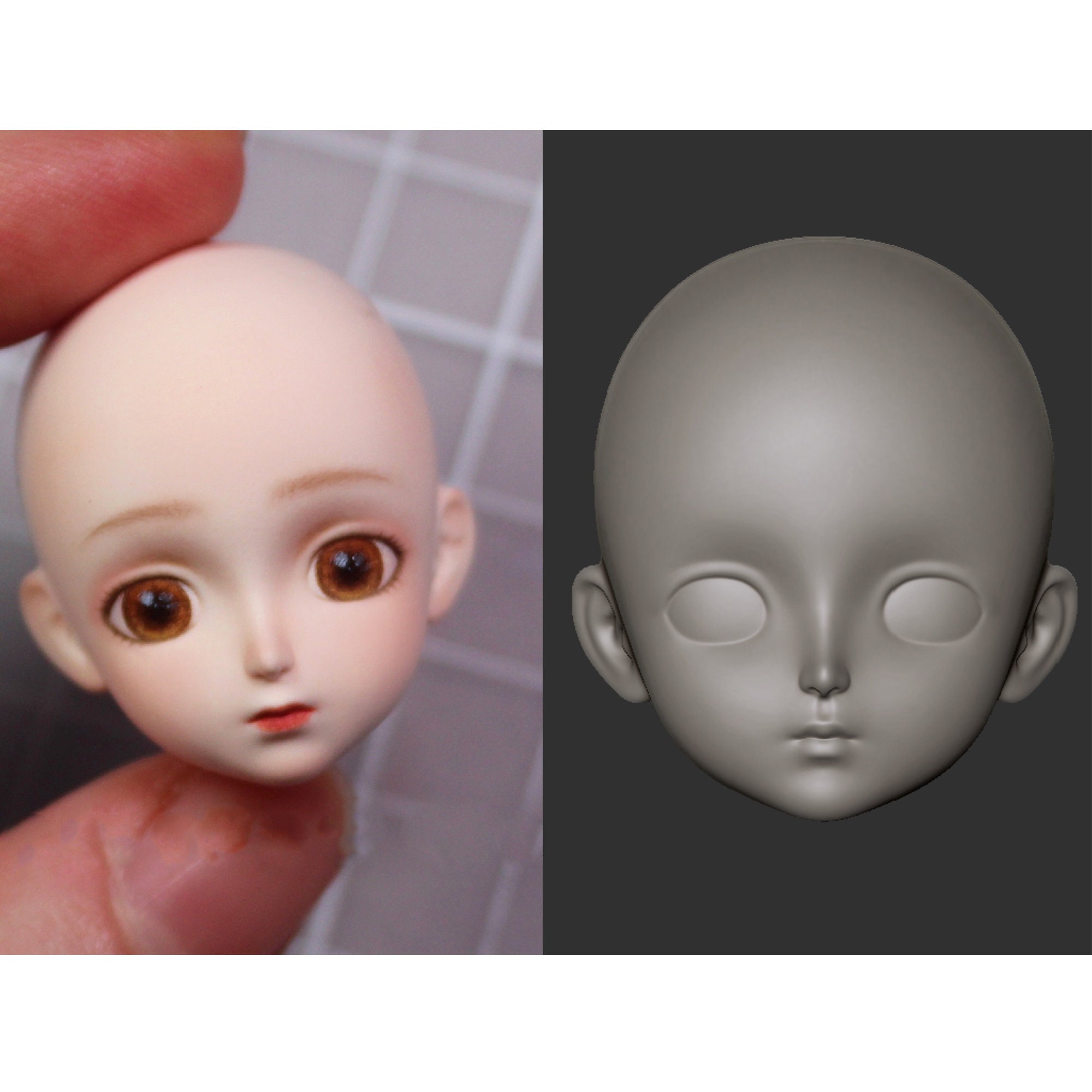 New Arrival Original Handsome Face Mold, Ultra-light Clay Face Mold ...