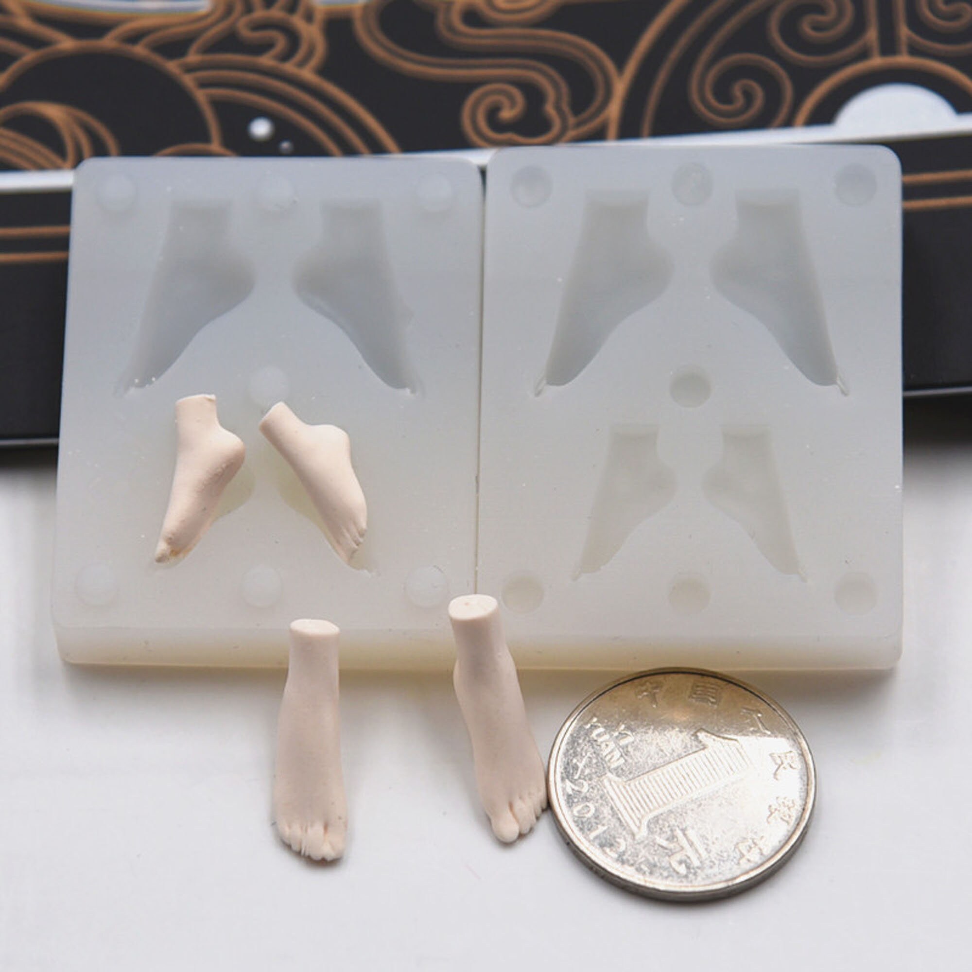 Diy Cartoon Doll Leg Molds Male and Female Foot Molds Q - Etsy