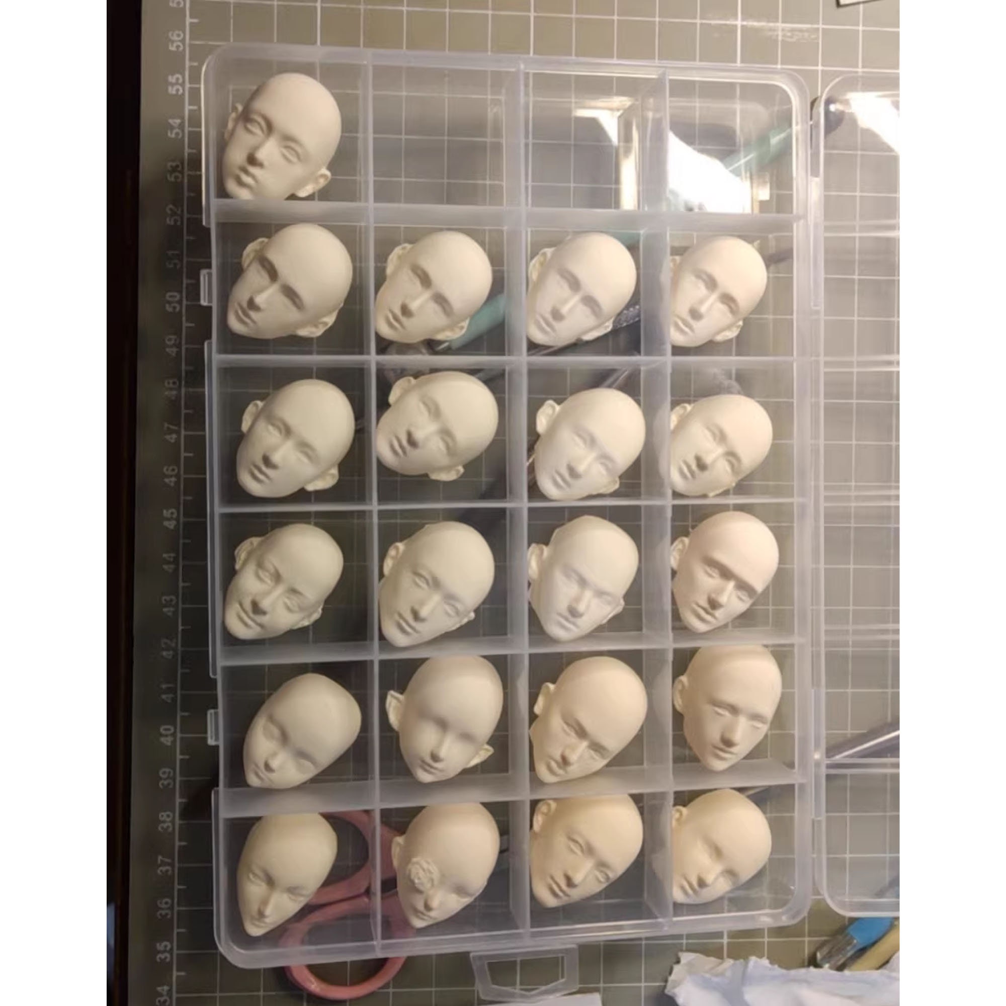 Clay Face Mold, Celebrity Face Mold, Soft Clay Face Mold, Silicone Face ...