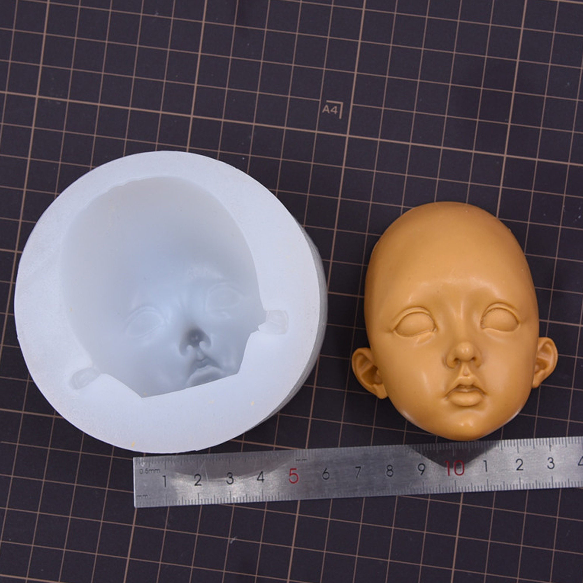 Handmade Bjd Ob11 Face Moldultra-light Clay Male God - Etsy