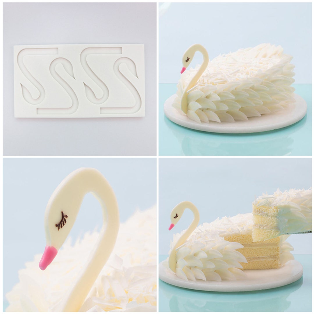 Cake Mold Swan Mold Chocolate Silicone Mold Swan Neck Mold - Etsy UK