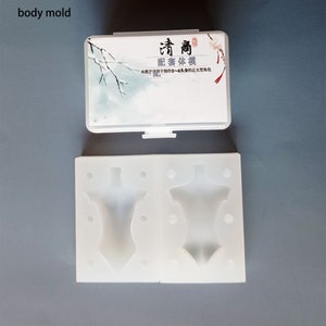 A Complete Set of Body Molds, Male Face Molds, Male Leg Molds, Boy Body ...