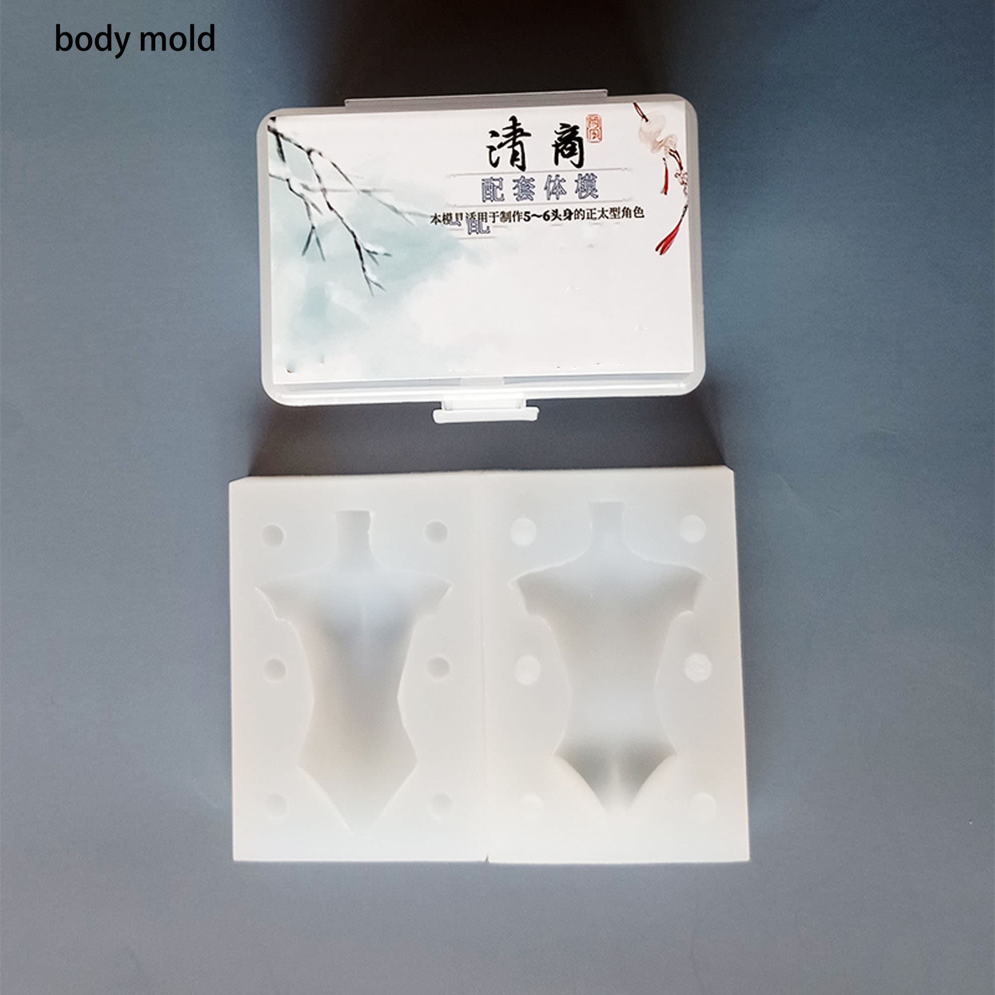 A Complete Set of Body Molds, Male Face Molds, Male Leg Molds, Boy Body ...