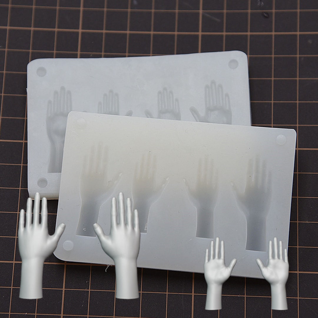 Silicone Doll Hand Mold, Ultra-light Clay Tools, Diy Proportional Hand ...
