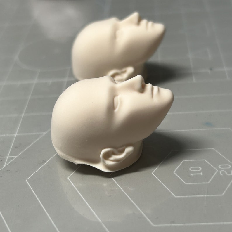 Ultra-light Clay Face Mold, Handmade Male Face Silicone Mold, Royal ...