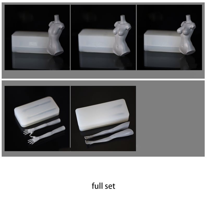 Complete Set of Female Body Molds Ultra-light Clay Molds - Etsy