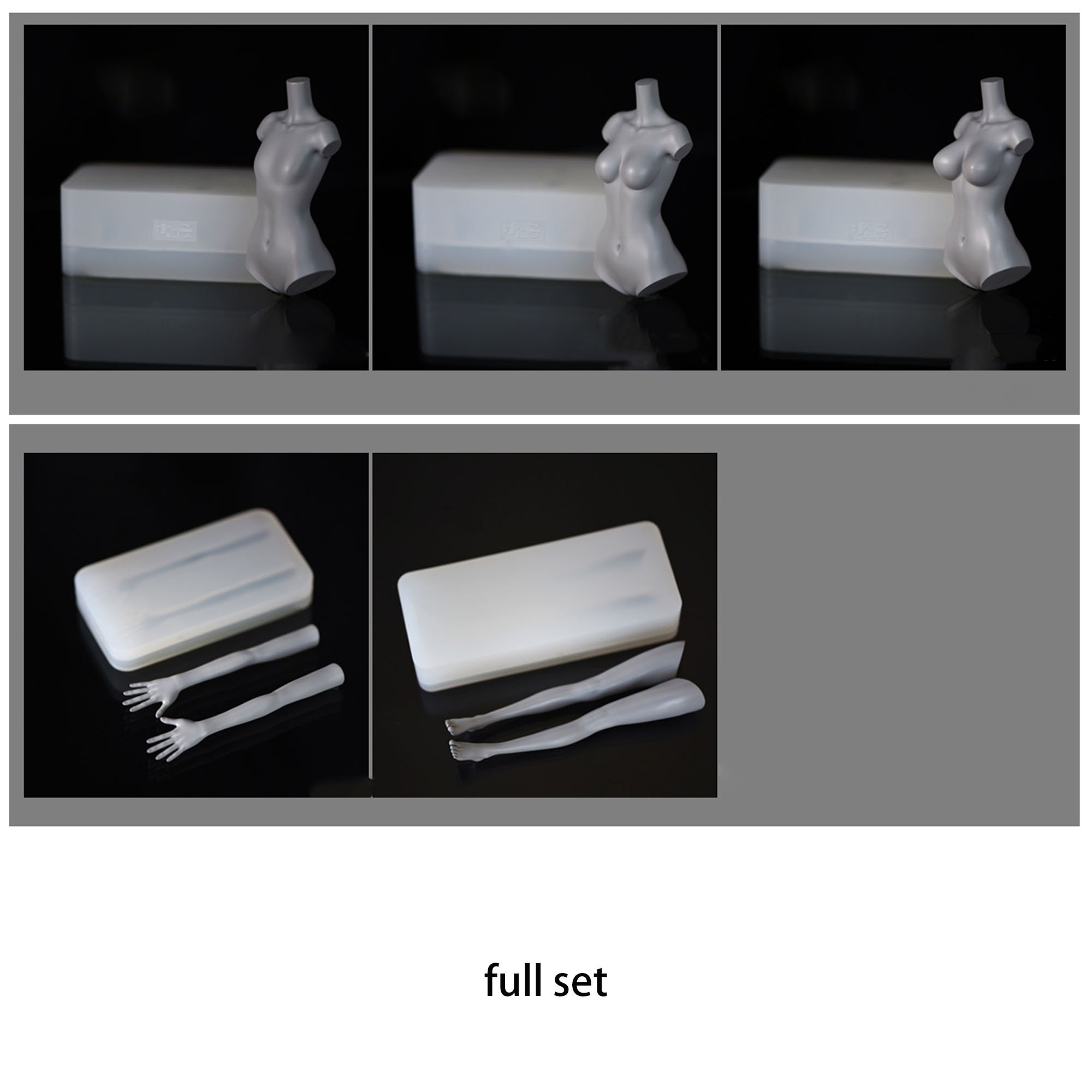 Complete Set of Female Body Molds Ultra-light Clay Molds - Etsy