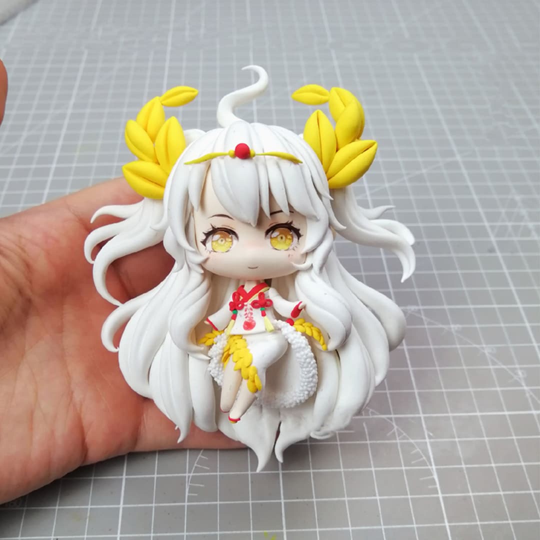 Cute Face Doll Chibi Mold, Anime Face Silicone Mold, Chubby Legs Mold ...