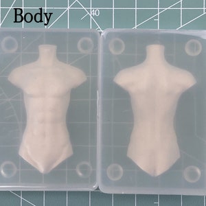 Clay Body Molds, Man Body Molds, Muscular Man Body Molds, Silicone Hand ...