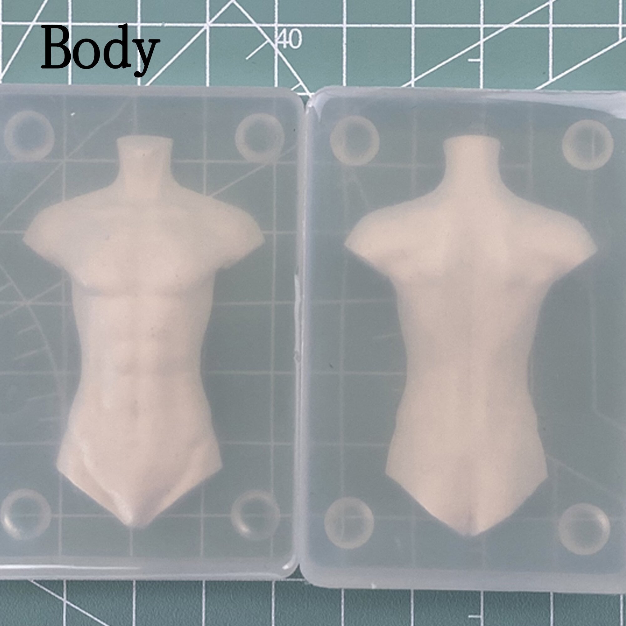 Clay Body Molds Man Body Molds Muscular Man Body Molds - Etsy