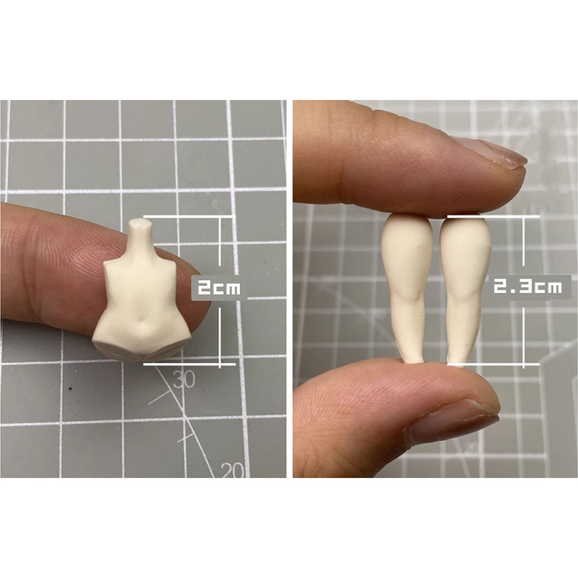 Cute Face Doll Chibi Mold, Anime Face Silicone Mold, Chubby Legs Mold ...