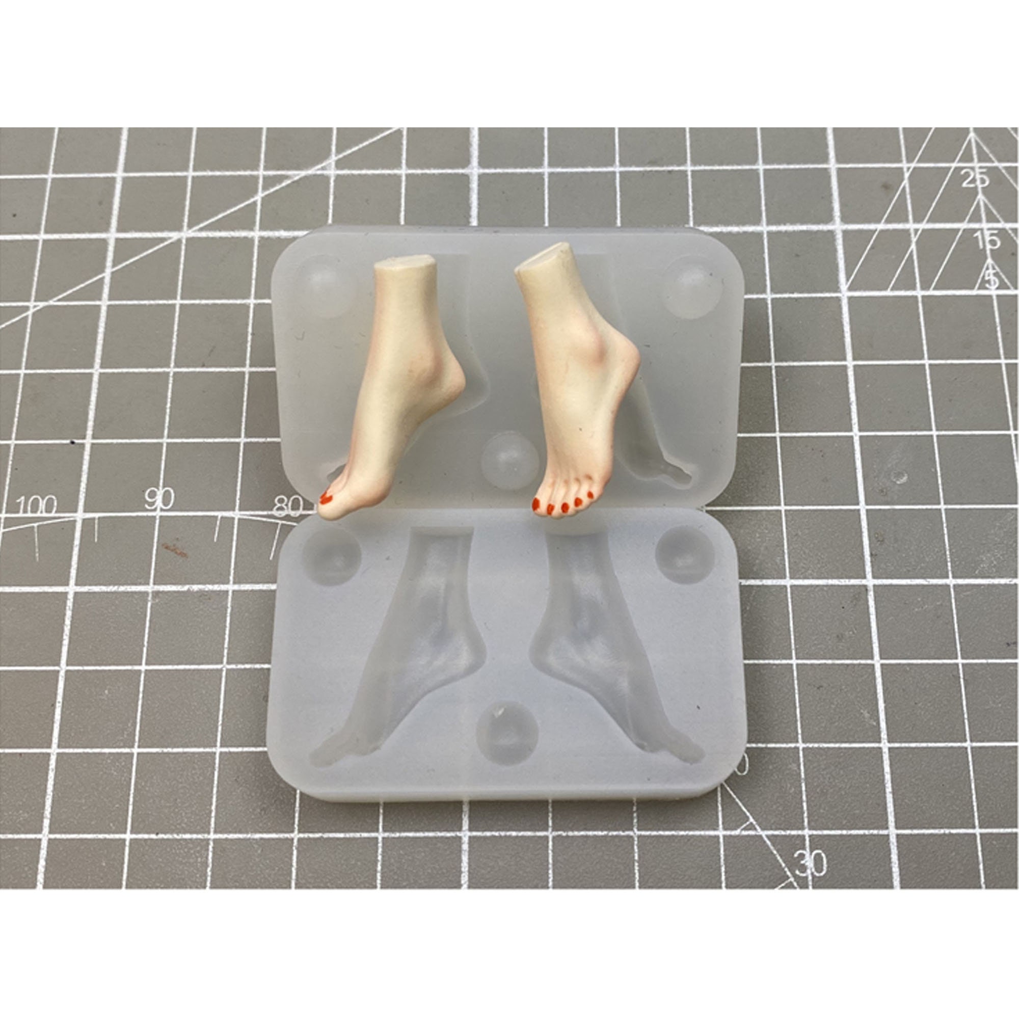 Male and Female Foot Molds, Ultralight Clay Foot Molds, Bjd Foot ...