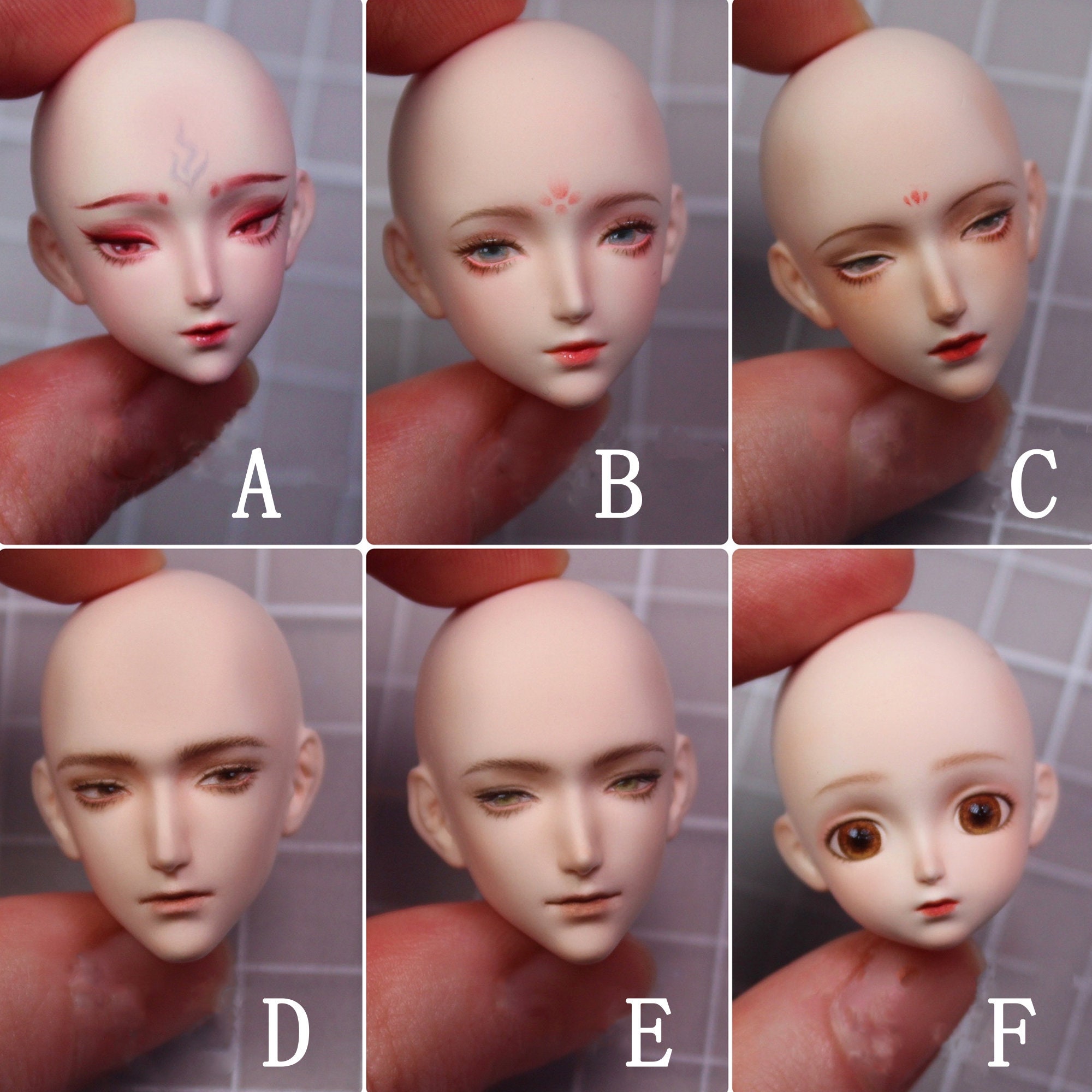 New Arrival Original Handsome Face Mold, Ultra-light Clay Face Mold ...